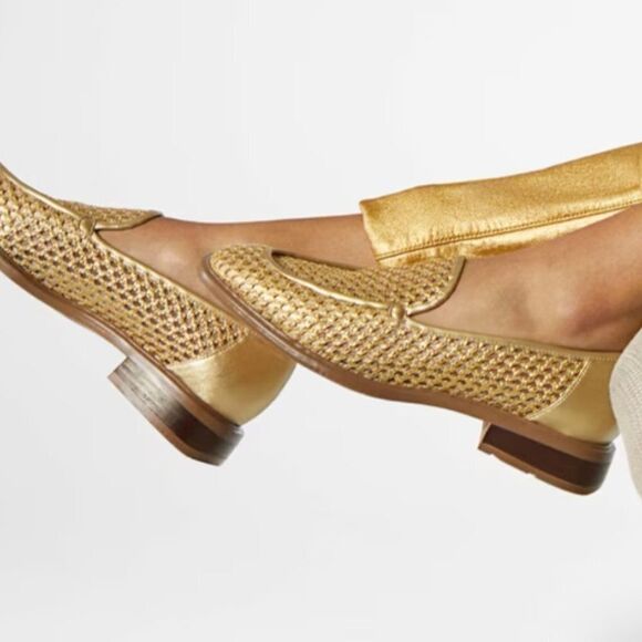 Franco Sarto | Shoes | Franco Sarto Eda Loafer In Gold | Poshmark
